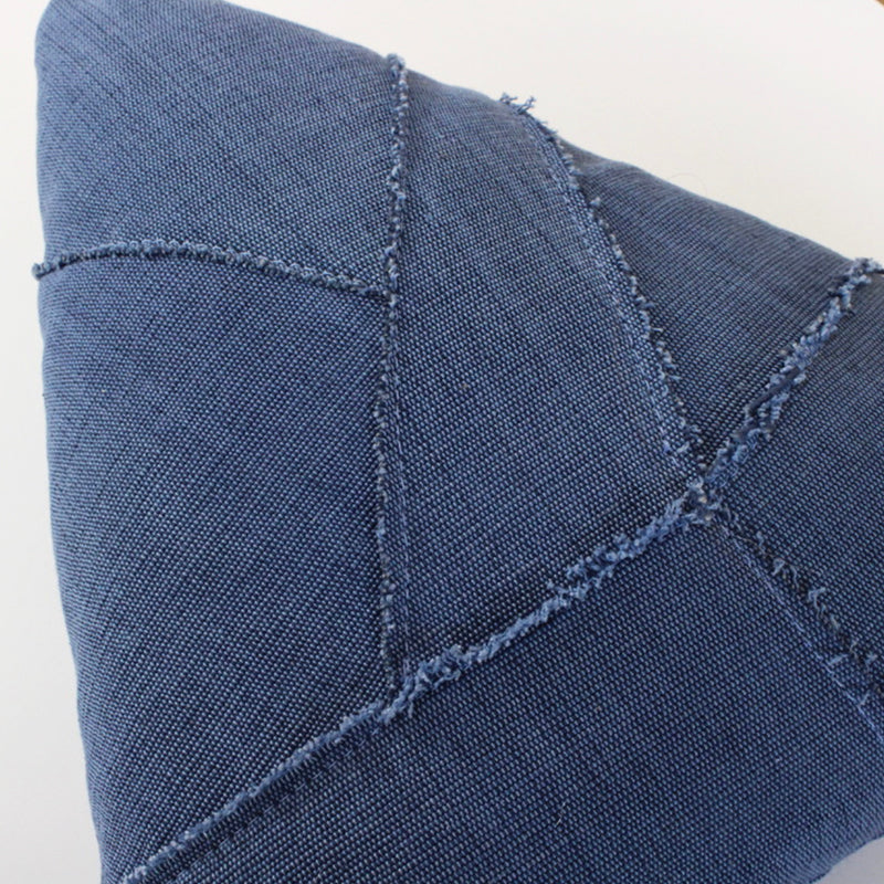 KUFRI Funky Samosa Chambray Pillow
