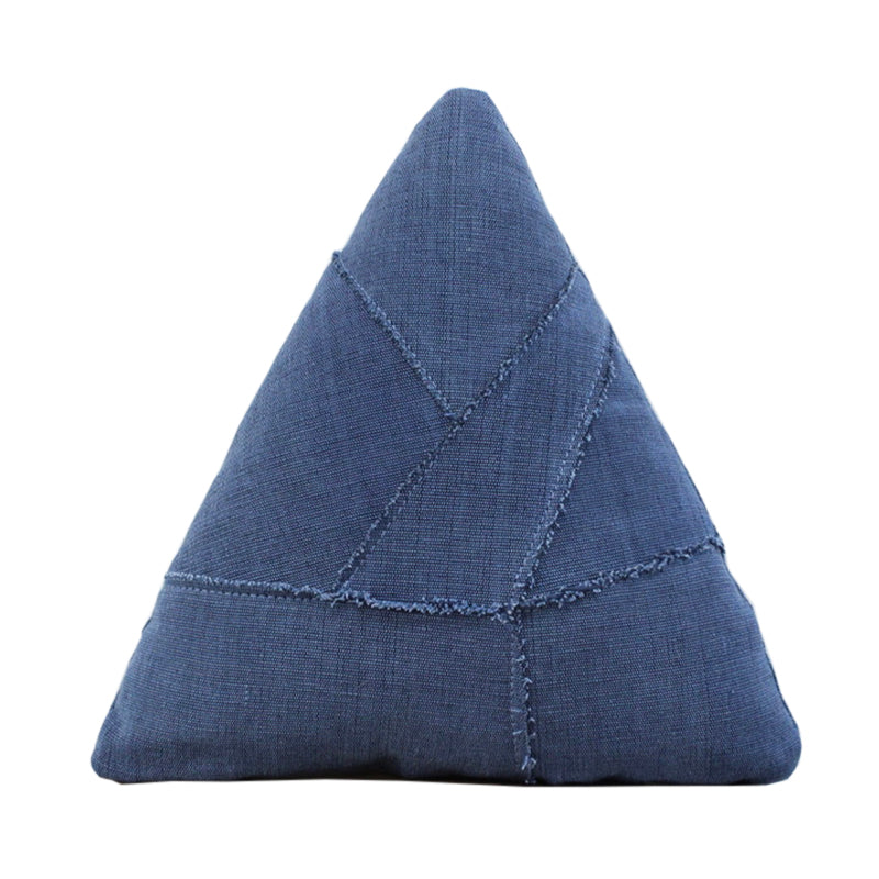 KUFRI Funky Samosa Chambray Pillow