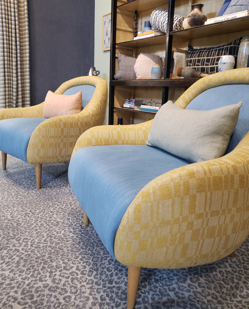 KUFRI Commune Shaker Plaid in Ochre